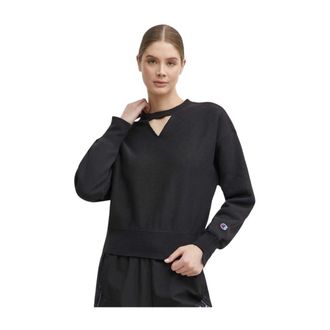 Champion Damen, Sweatshirts & Hoodies, Schwarzk, LGr&ouml;&szlig;e