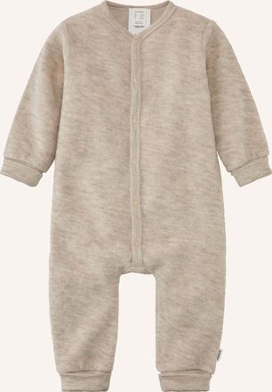 Hessnatur Hessnatur Hessnatur Wollfrottee Overall Aus Reiner Bio-Merinowolle beige
