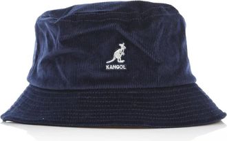 Kangol Homme, Accessoires, Bleu, Taille: S Velvet Bucket Hat