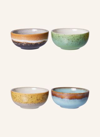 HKliving Hkliving 4er-Set Schalen Castor Xs beige