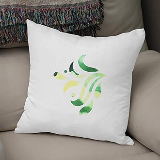 Bonamaison Le Jardin du Lin Kissen Zierkissenbezug Kissenbezug, Weich Bequem, Für Zuhause Autos Büro Sofa Wohnzimmer Couch Schlafzimmer Dekor, 43x43 Cm - Entworf