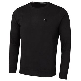 Calvin Klein Herren mit Rundhalsausschnitt Sweater - Schwarz - XXXXL