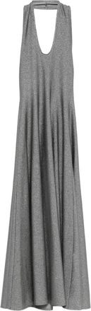 Khaite robe Melina à coupe mi-longue - Gris