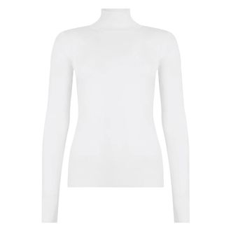 Fabiana Filippi Femme, Pulls, Blanc, Taille: 34 FR Long Sleeve Turtleneck