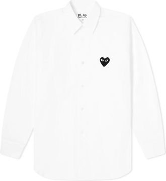 Comme Des Gar&ccedil;ons Homme, Chemises, Blanc, Taille: XL U Shirt Emblem Woven