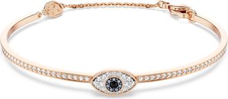 Swarovski Symbolica Armreif, Auge, Mehrfarbig, Ros&eacute;gold-Legierungsschicht