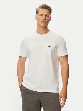 Beverly Hills Polo Club T-Shirt P-SS26M-TS414000 Wei&szlig; Regular Fit