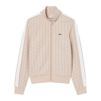 Lacoste Homme, Sweatshirts et sweats &agrave; capuche, Beige, Taille: S Veste zipp&eacute;e en jacquard Paris