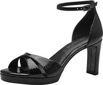 Tamaris Femme 1-28378-42 Sandales à Talon, Noir, 38 EU