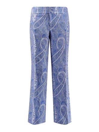 Etro Pantalons D&eacute;contract&eacute;s - Bleu