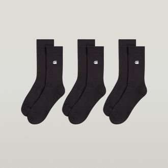 G-Star Socken 3er-Pack - Schwarz - Herren
