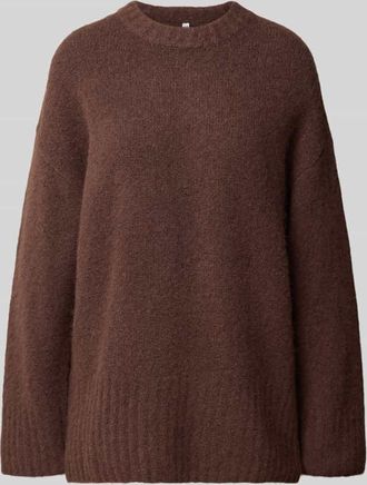 Pieces Pullover mit gerippten Abschl&uuml;ssen
