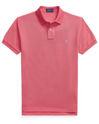 Ralph Lauren Piqu&eacute;-Poloshirt aus Baumwolle mit Logo-Stickerei, Slim Fit in