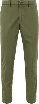 Bomboogie Homme, Pantalons, Vert, Taille: W33 Slim Fit Chino Pantalons