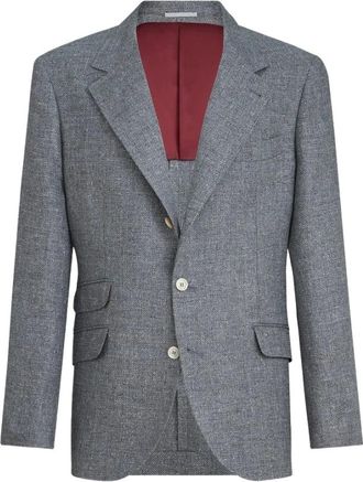Brunello Cucinelli Homme, Vestes, Gris, Taille: XL Veste Brunello Cucinelli
