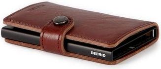Secrid Mini porte-cartes en cuir grain&eacute; m&eacute;lang&eacute;