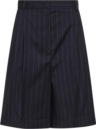 Max Mara Femme, Shorts, Bleu, Taille: 40 FR Long Shorts