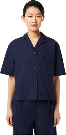 Lacoste Hemd f&uuml;r Damen, leger (Dunkles Marineblau)