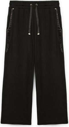 Fiorella Rubino Damen, Hosen, Schwarzk, SGröße