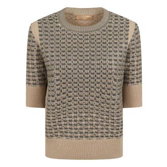 Ermanno Scervino Round-Neck Strickwaren - - Knitwear - Damen - Beige - L