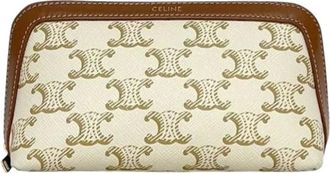 Celine unisex, Pre-owned, Blanc, Taille: ONE Size Pochette Vintage Pre-owned