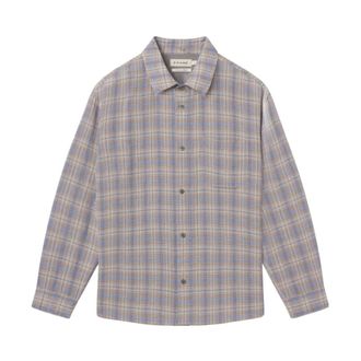 Frame Denim Homme, Chemises, Multicolore, Taille: M Chemise &agrave; carreaux en m&eacute;lange de lin