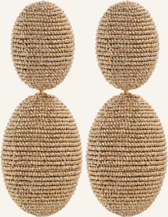 Lott. Gioielli Lott.Gioielli Ohrh&auml;nger Marielle Ce Si Double Braided Oval M Champagne By Glambou gold