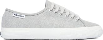 Superga Sneakers aus Stoff Superga 3750 Jersey Lame Leggera Low Top S4135ZW Silberfarben