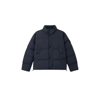 Stone Island Garment Dyed Crinkle Reps NY Daunenjacke - - Jackets - Herren - Blau - S