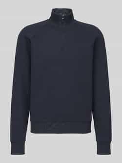 HUGO BOSS Sweatshirt mit Troyerkragen