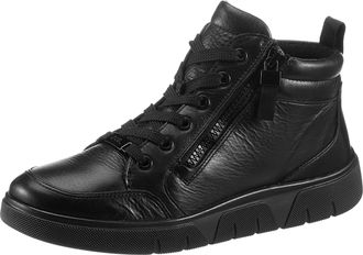 Ara Schnürboots ARA ROM, Damen, Gr. 4,5 (37,5), schwarz, Glattleder, Schuhe, mit weicher Schaftrandpolsterung, Topseller