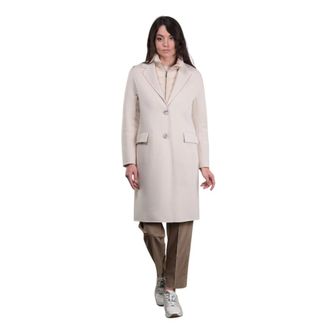 Moorer Femme, Manteaux, Beige, Taille: 40 FR Cassie-Cwx