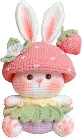 Generic Porte-clés en crochet, tricotée à la main, fil doux de qualité supérieure, excellent pour sacs à dos, sacs de voyage, école, récompenses de vacances, 