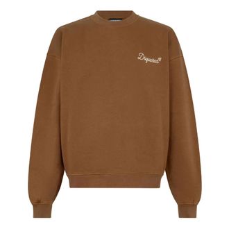 Dsquared2 Homme, Sweatshirts et sweats &agrave; capuche, Brun, Taille: L D2 Signature SweaT-shirt