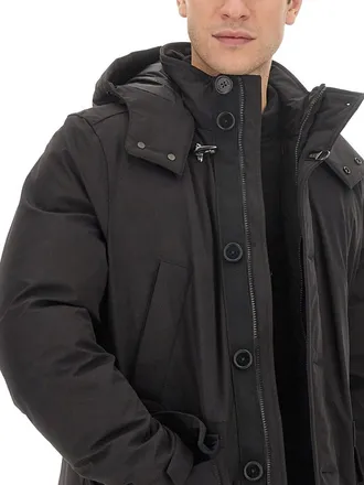 Fay Technical Fabric Caban Jacket - Black