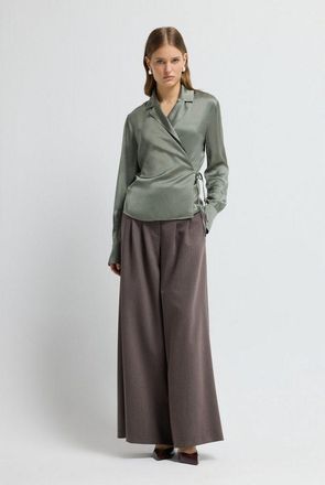 ADL Blusentop Bluse mit Bindeband