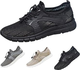 Generic Chaussures d&eacute;t&eacute; l&eacute;g&egrave;res pour homme - En maille - Respirantes - Semelle souple - Antid&eacute;rapantes - Chaussures de fitness confortables - Chaussures de co