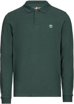 Timberland Polo lange Baumwollärmel - grün