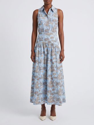 Staud Robe Femme couleur Bleu Azur