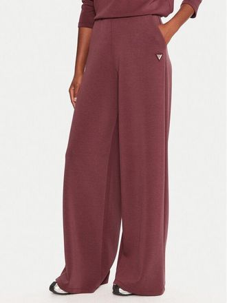 Guess Jogginghose V4YB07 KCAY2 Dunkelrot Relaxed Fit