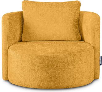Konsimo Konsimo - raggi Drehsessel, Senfgelb