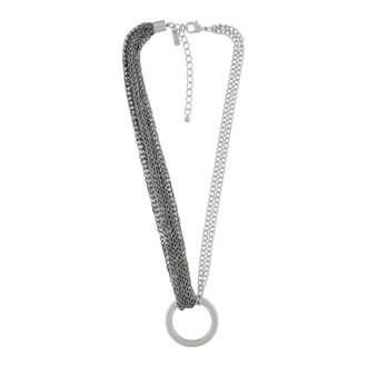 Dansk Copenhagen Femme, Accessoires, Gris, Taille: ONE Size Collier Statement en Argent Massif