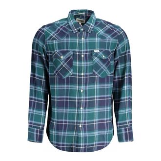 Wrangler Homme, Chemises, Multicolore, Taille: S Chemise Flanelle Western Coupe R&eacute;guli&egrave;re Verte