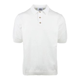 Alpha Studio Homme, Pulls, Blanc, Taille: L Polo en maille