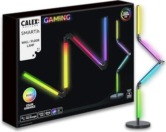 Calex Calex Barre lumineuse LED pour moniteur de jeu - 2 pi&egrave;ces - Compatible Razer Chroma - Synchronisation RGBIC pour PC - &Eacute;clairage d&eacute;cran