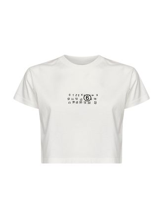 Maison Margiela Flipped Numeric Graphic T-Shirt - White
