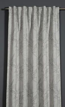 Gardinia Sehlbach Fertiggardine mit Gardinenband, Lianendessin, grün, 135 x 245 cm