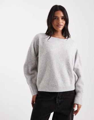 WeWoreWhat Pullover in Heidegrau