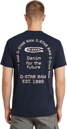 G-Star G-Star Homme T-shirt Back Graphic Arch, Bleu (salute D26047-C336-C742), L