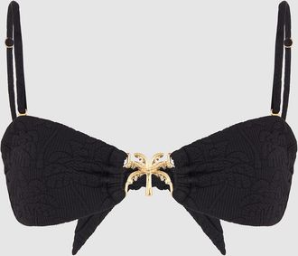 Farm Rio Haut de Maillot Black Palm Trees